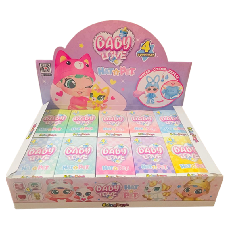 Sbabam Baby Love Hat & Pet Funny Box – Mini Doll, Pet & Bed | 1 Box or ...