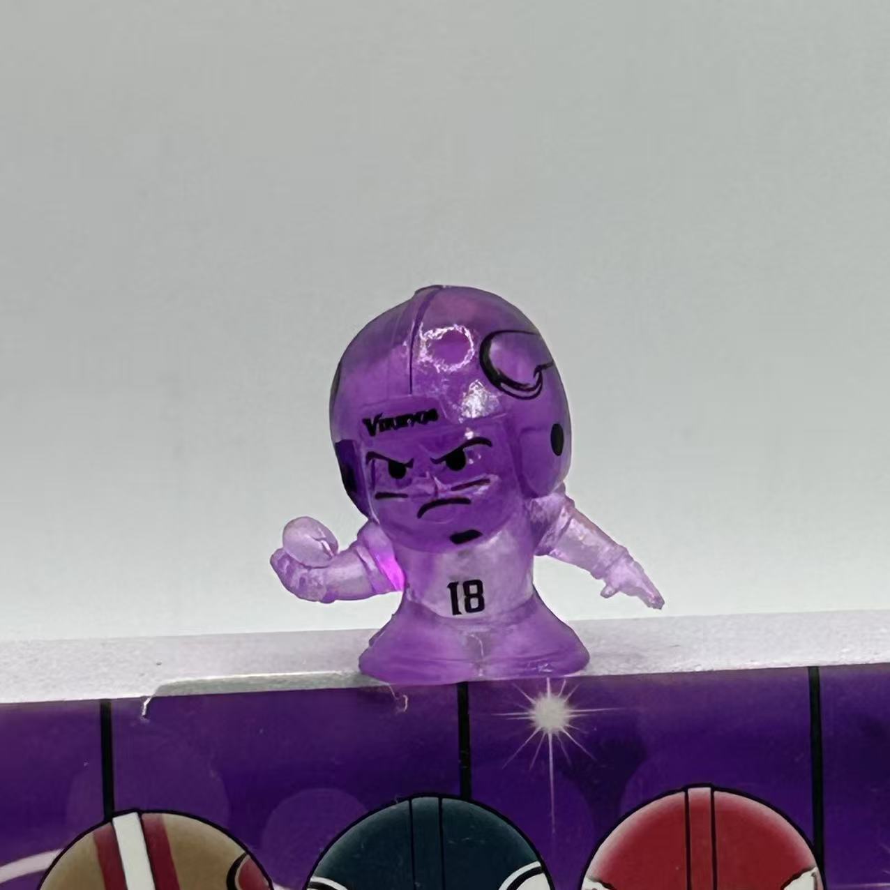 2024 NFL TeenyMates Series 12 Justin Jefferson Rare Purple Ice 1:171 ...